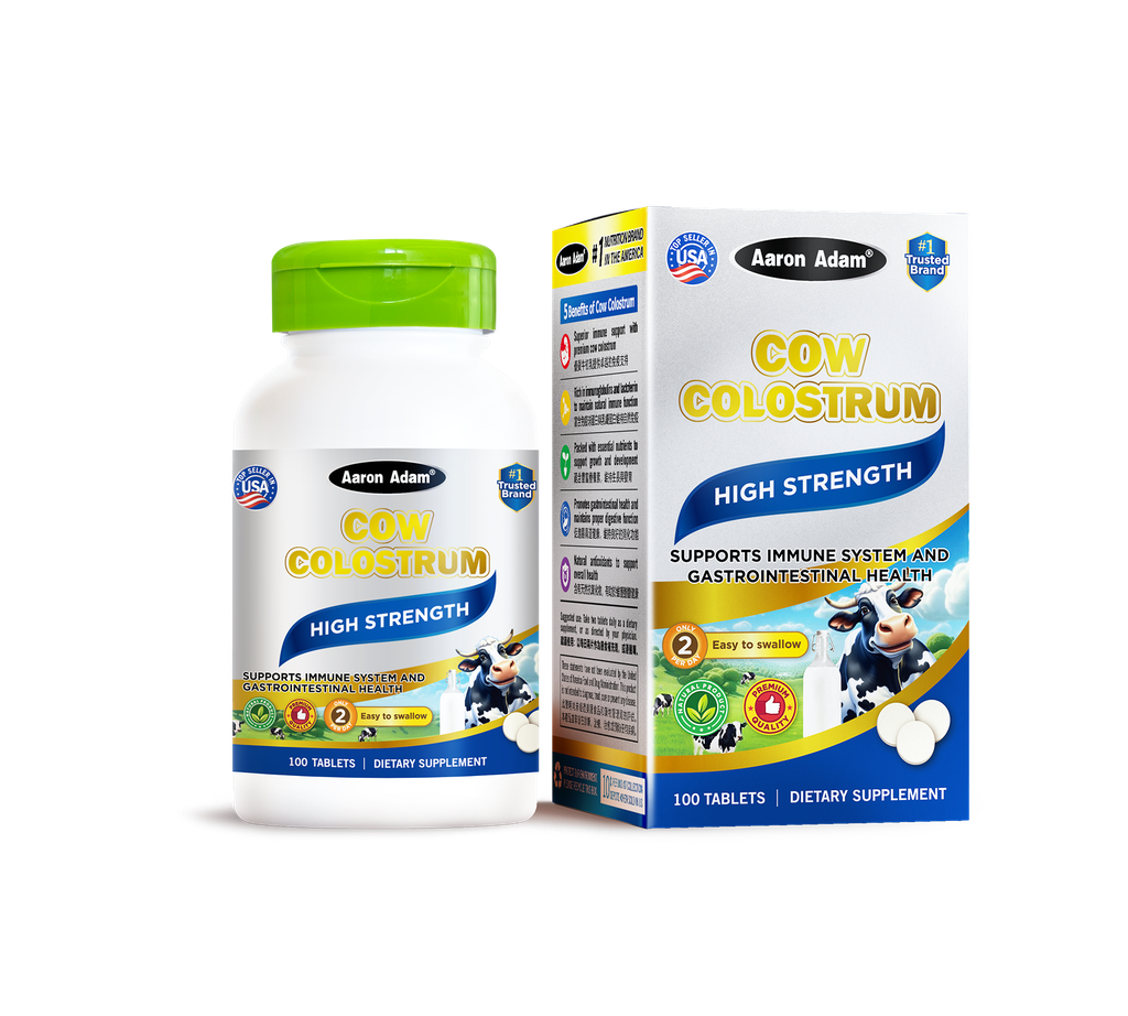 Cow Colostrum - 100 Tablets | Aaron Adam