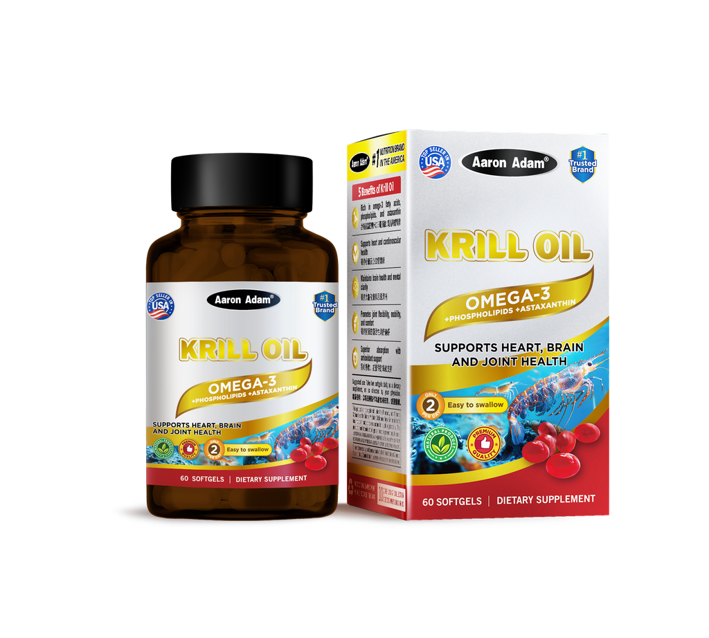 Krill Oil - 60 Softgels | Aaron Adam