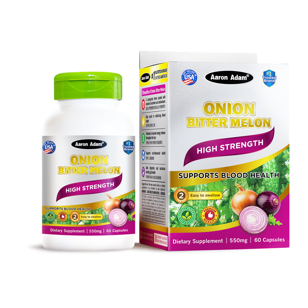 Onion Bitter Melon - 60 Capsules | Aaron Adam